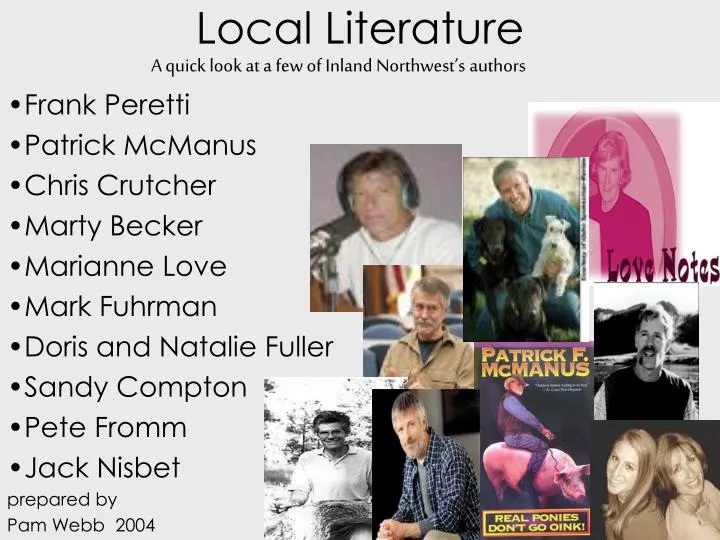 PPT - Local Literature PowerPoint Presentation, free download - ID:5325351