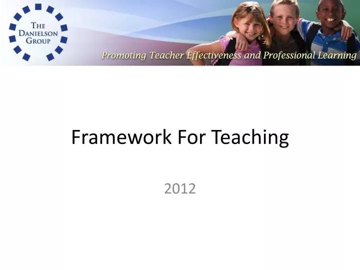 PPT - Framework For Teaching PowerPoint Presentation, free download ...