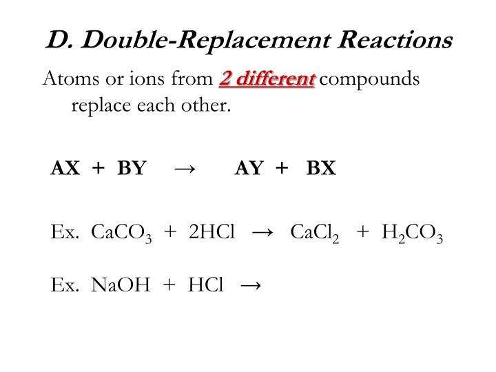 PPT - Equations & Reactions PowerPoint Presentation - ID:5325584