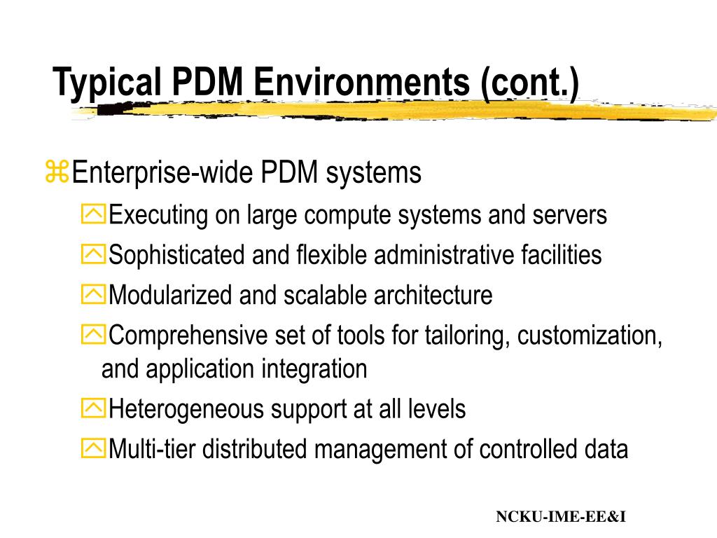 PPT - Product Data Management (PDM) Engineering Data Management (EDM ... PPT - Product Data Management (PDM) Engineering Data Management (EDM ...