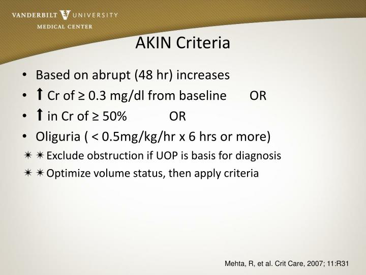 PPT - Acute Kidney Injury in the Critically Ill PowerPoint Presentation ...
