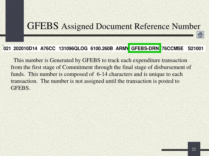 PPT - U.S. Army GFEBS Line of Accounting United States Army Financial ...