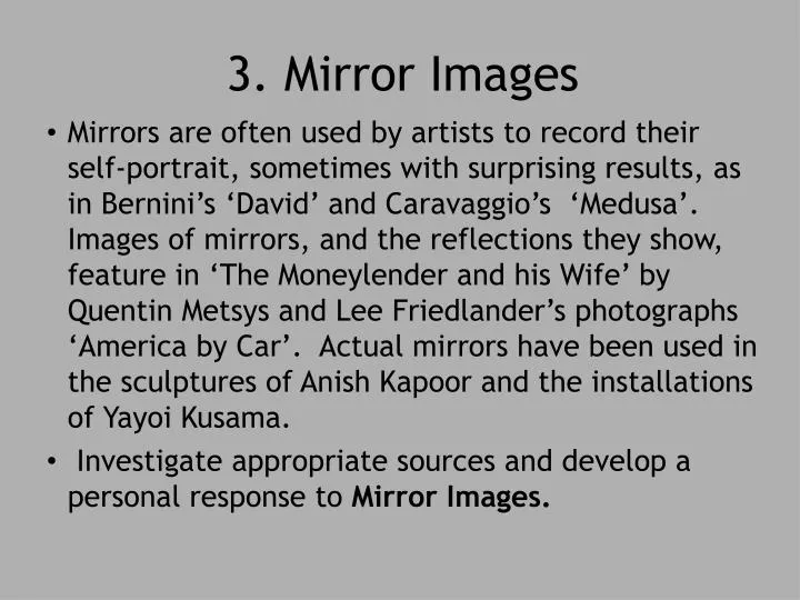PPT - 3. Mirror Images PowerPoint Presentation, free download - ID:5328615