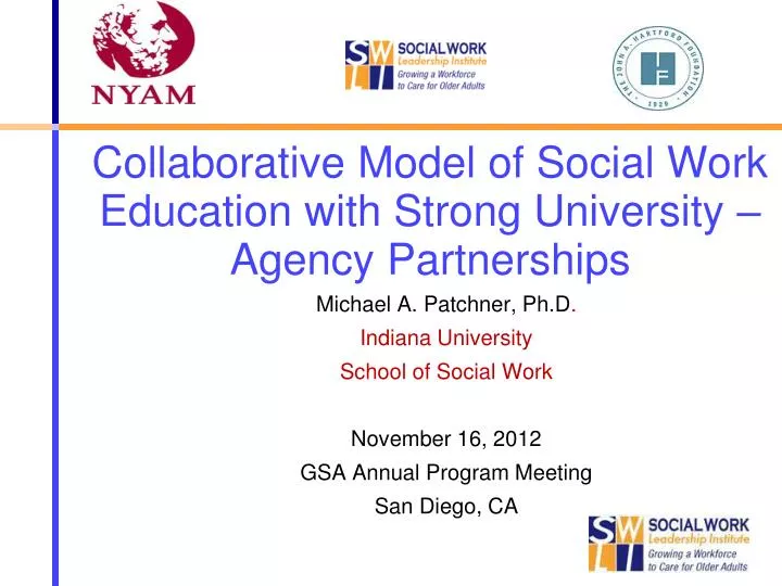 PPT - Collaborative Model of Social Work Education with Strong ...