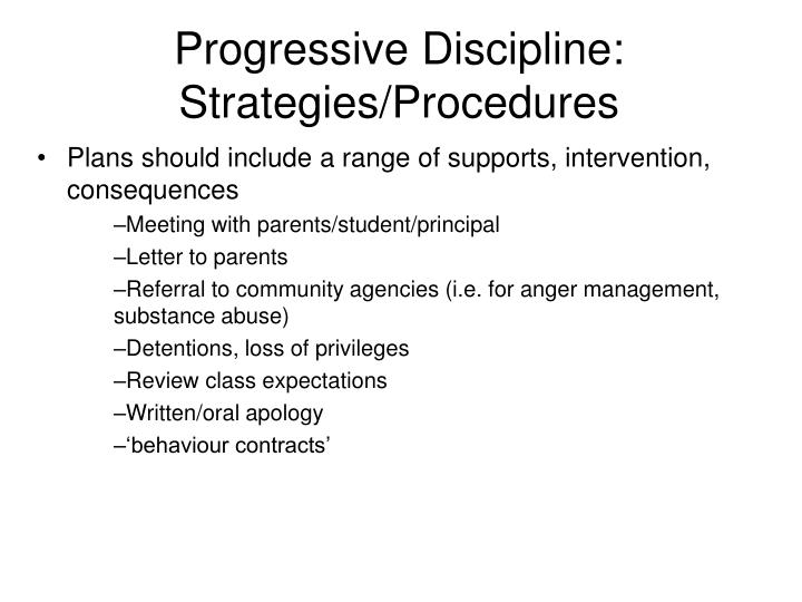 PPT - Progressive Discipline PowerPoint Presentation - ID:5329197