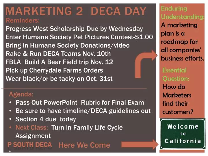 PPT - Marketing 2 Deca Day PowerPoint Presentation, free download - ID ...