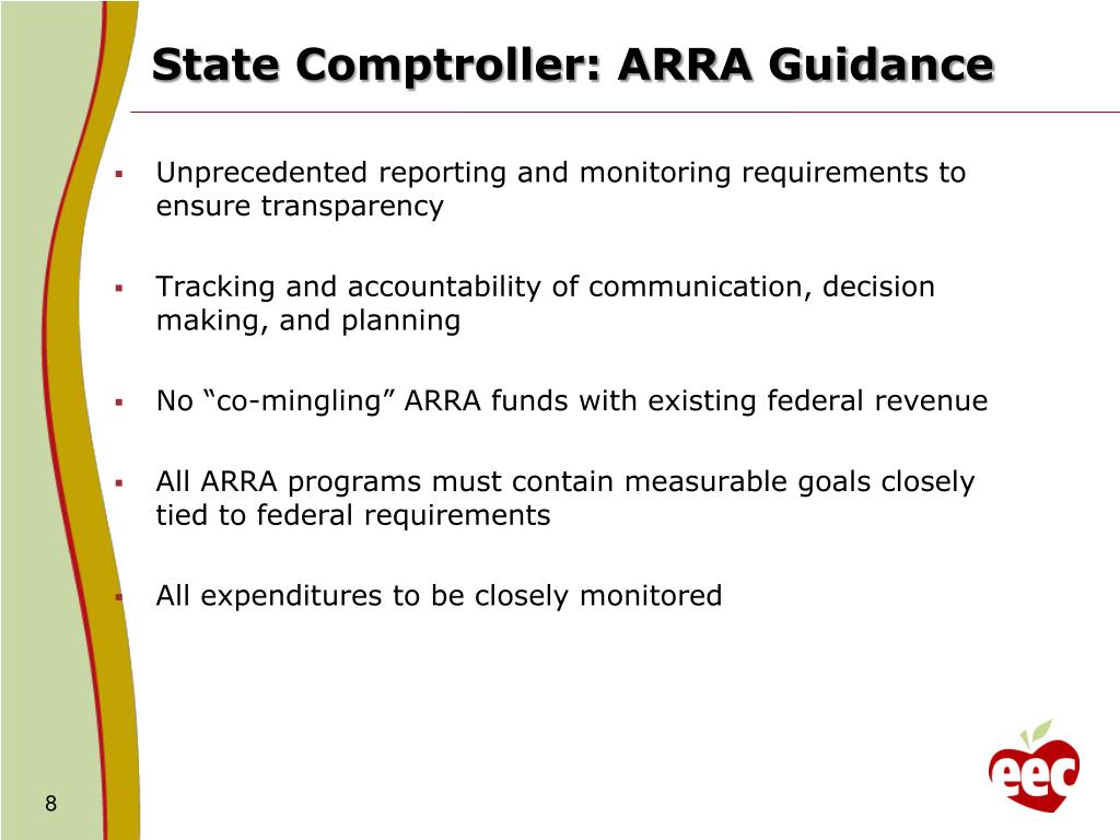 PPT - American Recovery and Reinvestment Act (ARRA) EEC Board Meeting ...