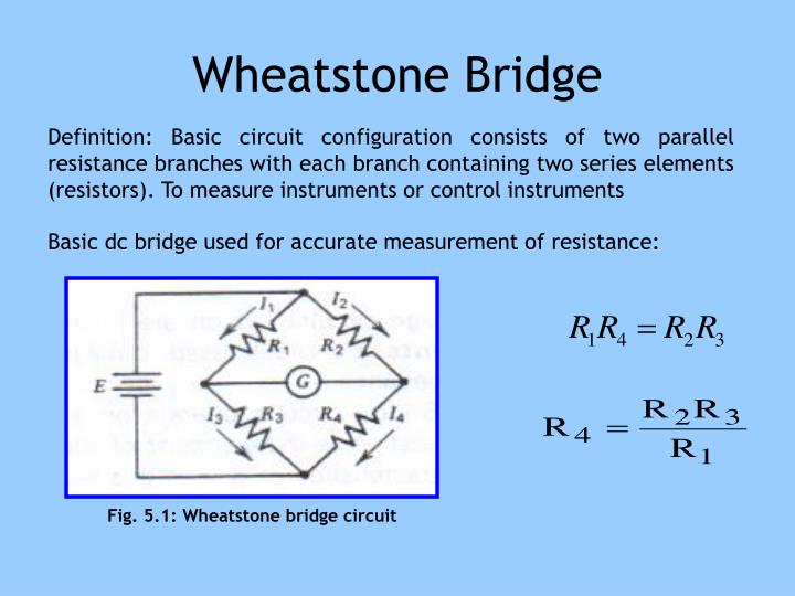 PPT - DC & AC BRIDGES Part 1 (DC bridge) PowerPoint Presentation - ID ...