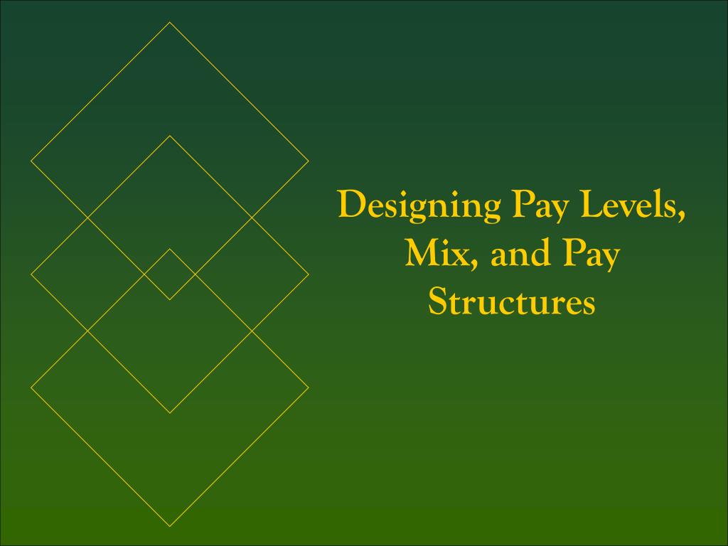 PPT - Designing Pay Levels, Mix, and Pay Structures PowerPoint ...