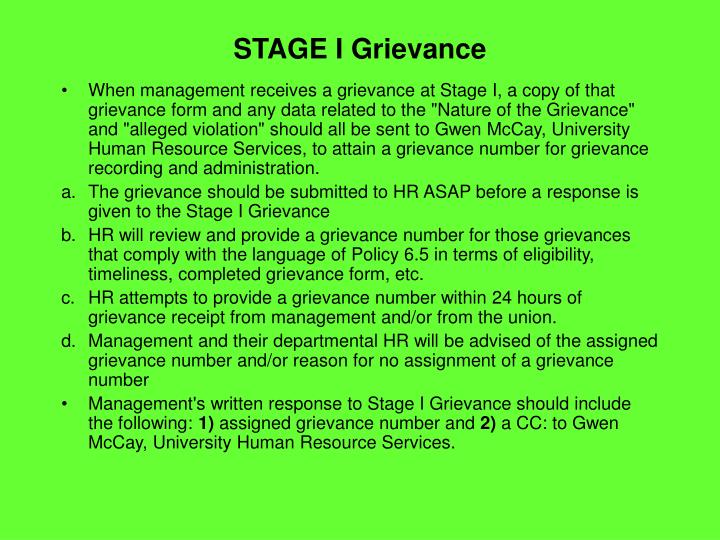 PPT - The Grievance Process PowerPoint Presentation - ID:5331370