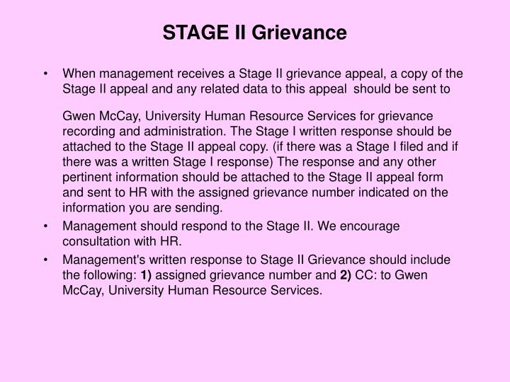 PPT - The Grievance Process PowerPoint Presentation - ID:5331370