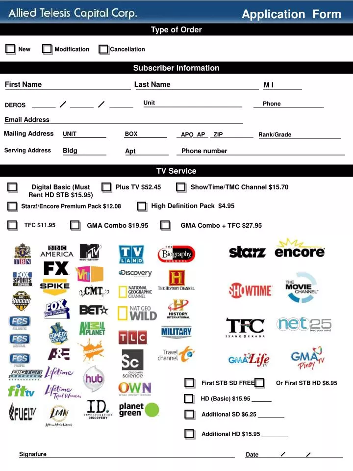 PPT - Application Form PowerPoint Presentation, free download - ID:5331780