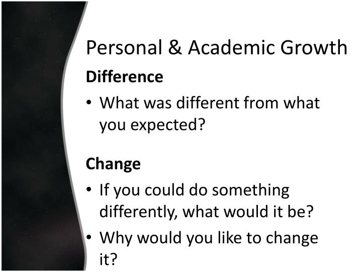 PPT - Personal and Academic Growth Achieving Academic Success Coping ...