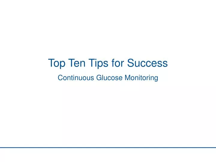 PPT - Top Ten Tips for Success PowerPoint Presentation, free download ...