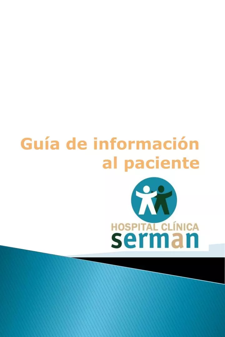 PPT - Guía de información al paciente PowerPoint Presentation, free ...