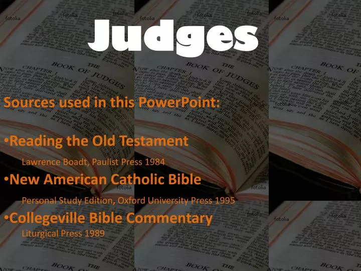 PPT - Judges PowerPoint Presentation, free download - ID:5334078