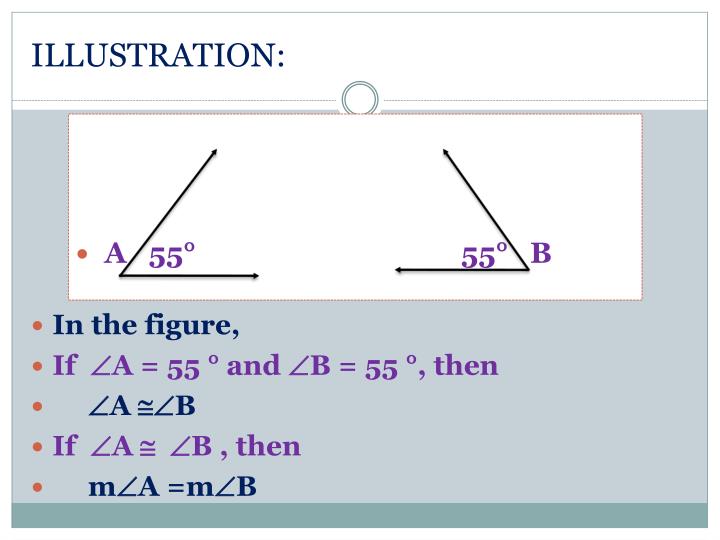 PPT - CONGRUENT ANGLES & BISECTOR OF AN ANGLE PowerPoint Presentation ...