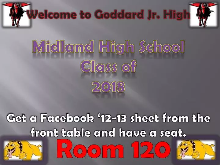 PPT - Welcome to Goddard Jr. High Midland High School Class of 2018 ...