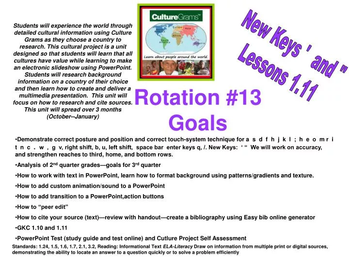 PPT - Rotation #13 Goals PowerPoint Presentation, free download - ID ...