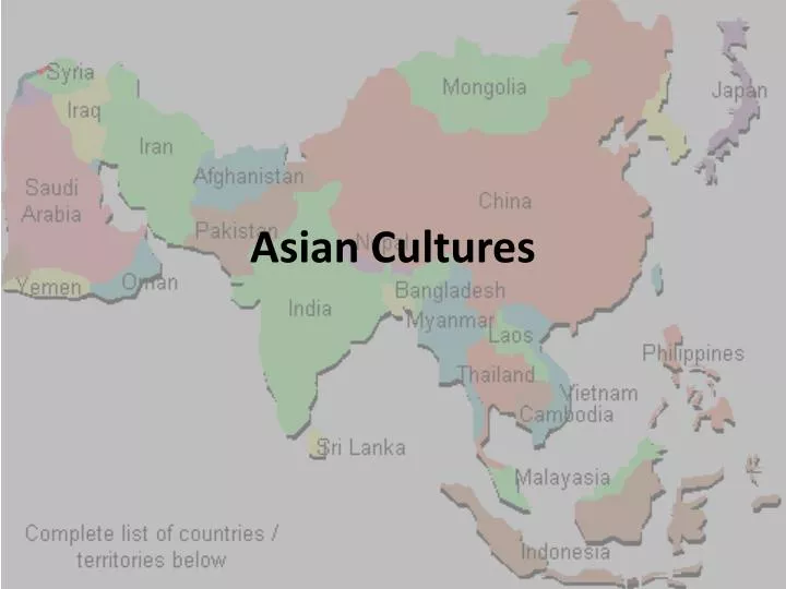 PPT - Asian Cultures PowerPoint Presentation, free download - ID:5336660