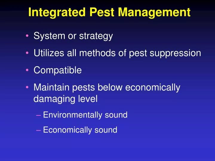 PPT - Integrated Pest Management PowerPoint Presentation, free download ...