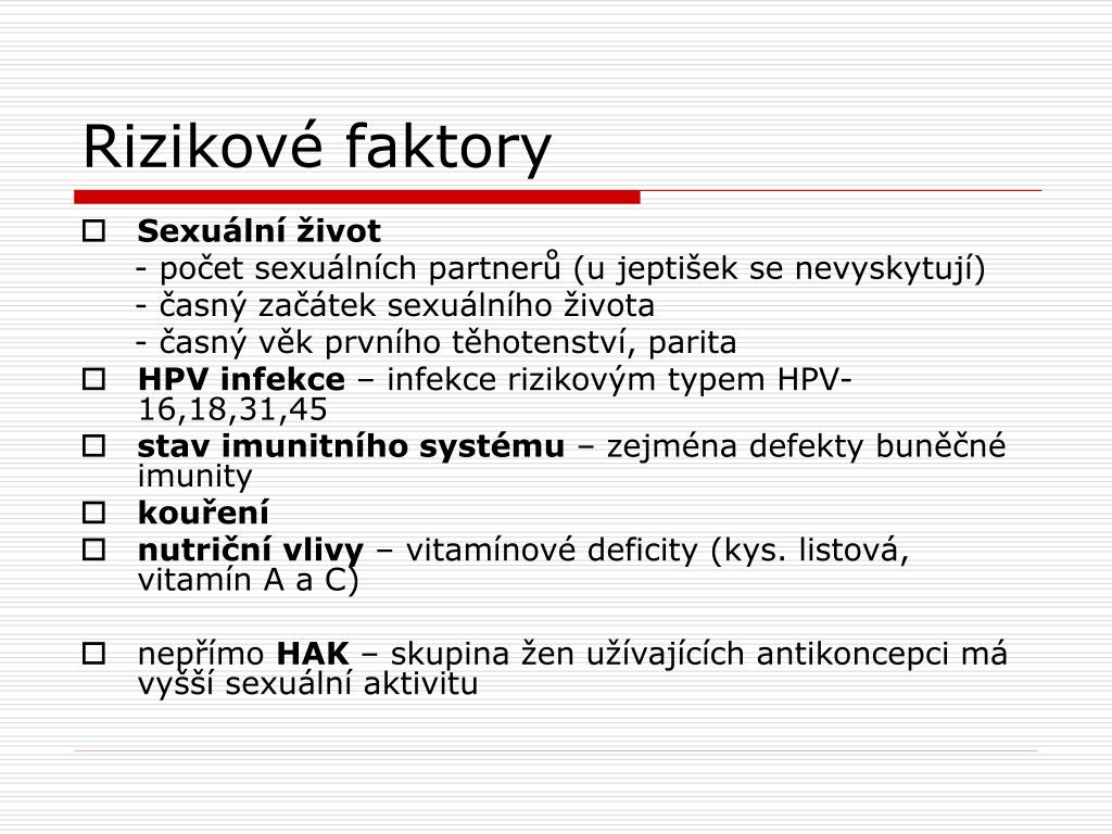 PPT - Prekancerózy cervicis uteri Ondřej Kuchyňa PowerPoint ...