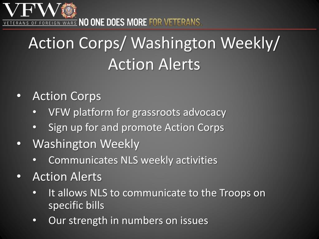 PPT - VFW Legislative and Political Activism NEW COMMITTEE MEMBERS 2013 ...