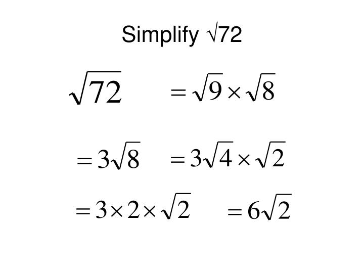 PPT - Simplifying Surds PowerPoint Presentation - ID:5340150