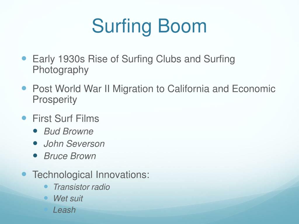 PPT - Surfing Safari: California Surf Music and the Rise of Suburban ...