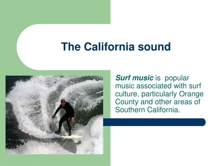 PPT - The California sound PowerPoint Presentation, free download - ID ...
