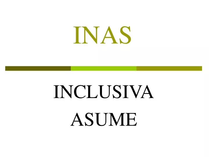 PPT - INAS PowerPoint Presentation, free download - ID:5340747