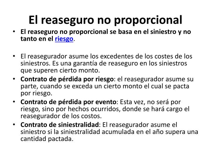PPT - Unidad II Reaseguro PowerPoint Presentation - ID:5340853