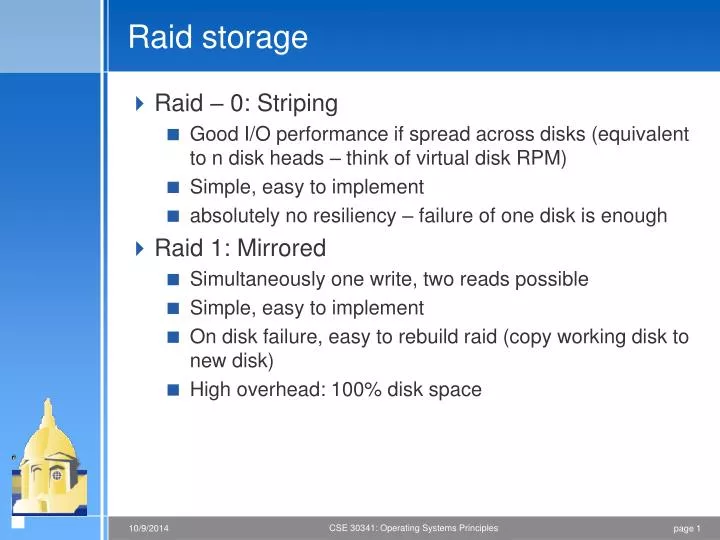 PPT - Raid storage PowerPoint Presentation, free download - ID:5341493