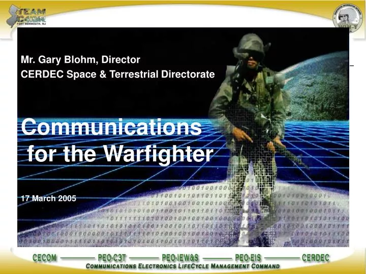 PPT - Communications for the Warfighter PowerPoint Presentation, free ...