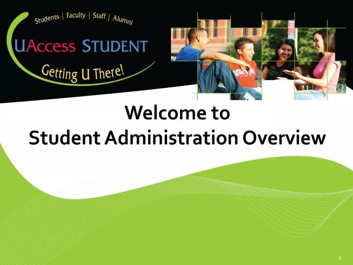 PPT - Welcome to Student Administration Overview PowerPoint ...