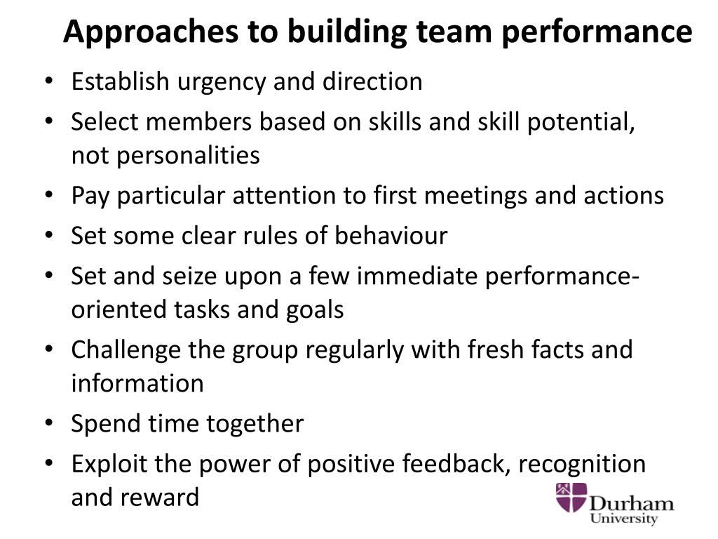 PPT - Leading Effective Teams Dr Catherine Hannaway Senior Fellow ...