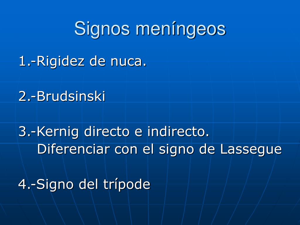 PPT - Semiología motora, cerebelosa, sensitiva y signos meníngeos ...