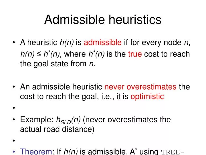 PPT - Admissible heuristics PowerPoint Presentation, free download - ID ... PPT - Admissible heuristics PowerPoint Presentation, free download - ID ...
