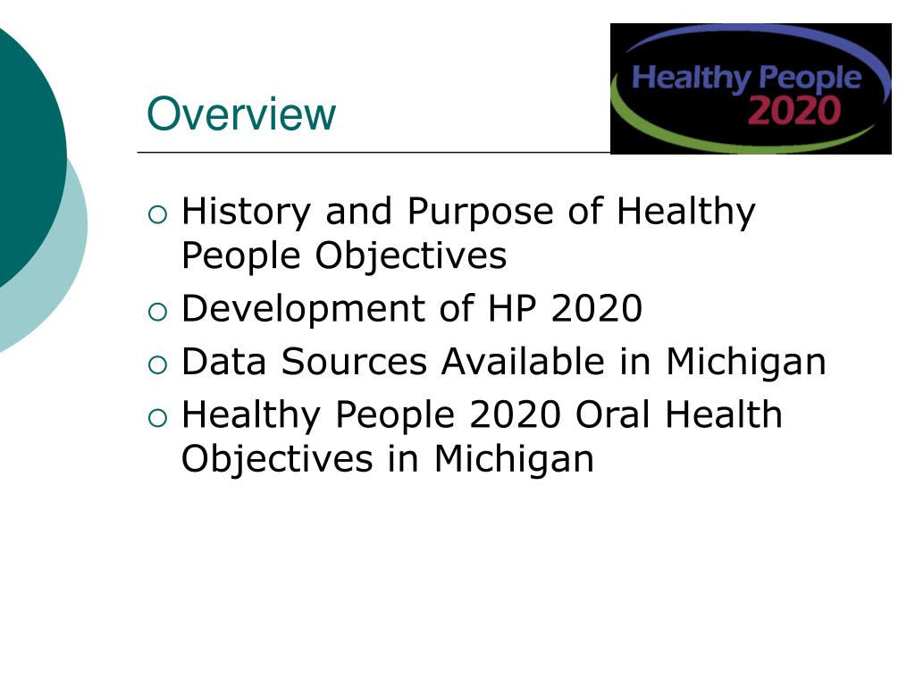 PPT - Healthy People 2020 Objectives: Michigan’s Oral Health Status ...