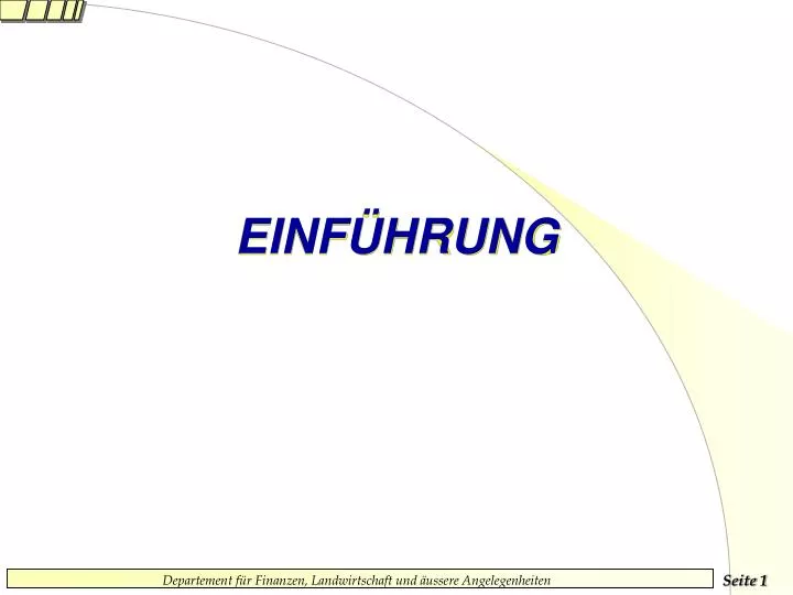PPT - EINFÜHRUNG PowerPoint Presentation, free download - ID:5343583