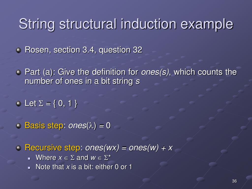 Ppt Recursive Definitions And Structural Induction Powerpoint