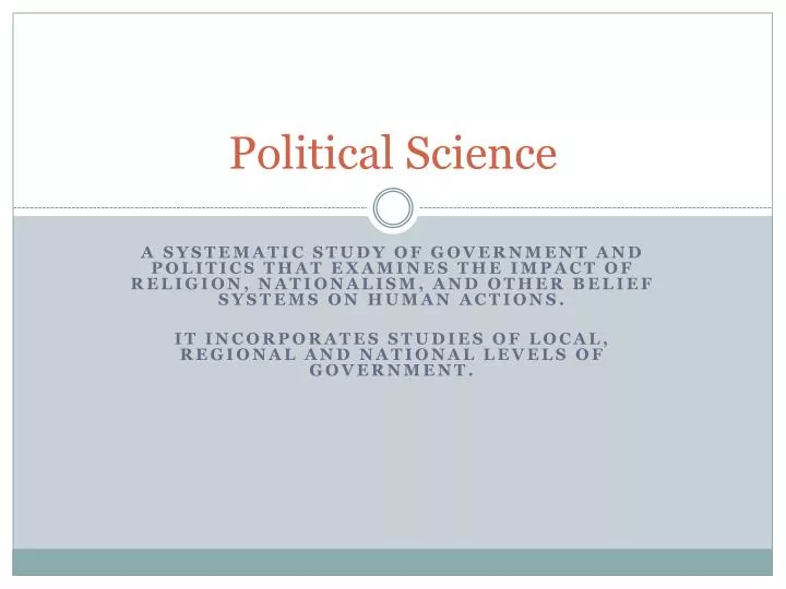 PPT - Political Science PowerPoint Presentation, free download - ID:5343985