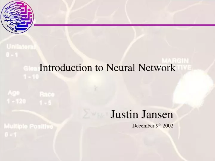 Ppt Introduction To Neural Network Powerpoint Presentation Free Download Id5344219