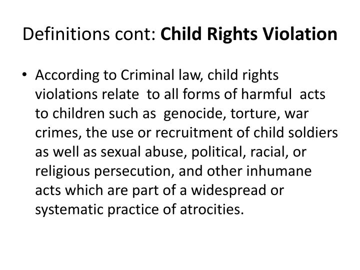 PPT - OBJECTIVES: Understanding Child Protection and its dynamics ...