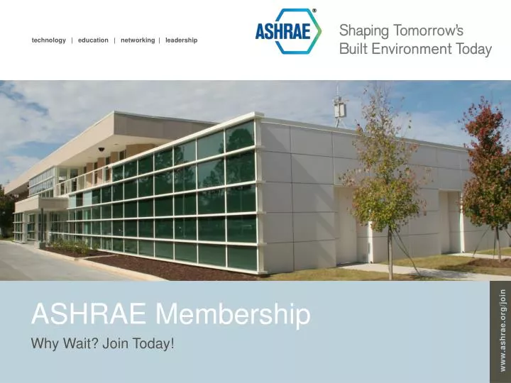 PPT - ASHRAE Membership PowerPoint Presentation, free download - ID:5345936
