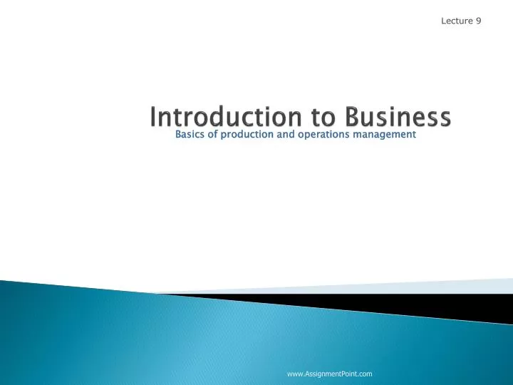 PPT - Introduction to Business PowerPoint Presentation, free download ...