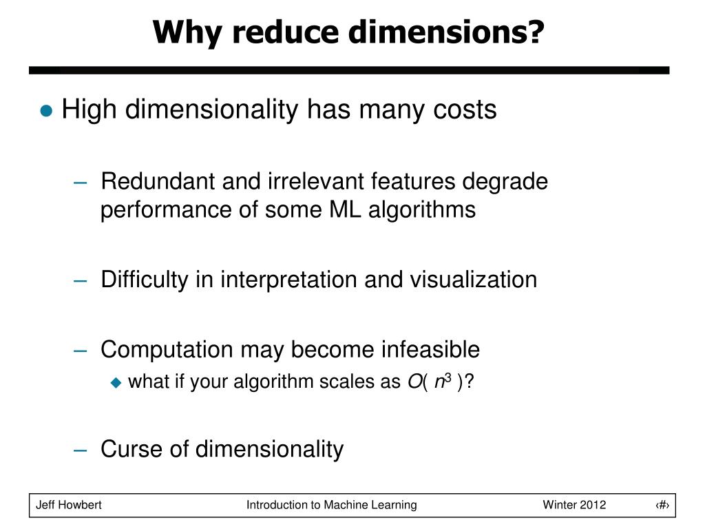 PPT - Machine Learning Dimensionality Reduction PowerPoint Presentation ... PPT - Machine Learning Dimensionality Reduction PowerPoint Presentation ...