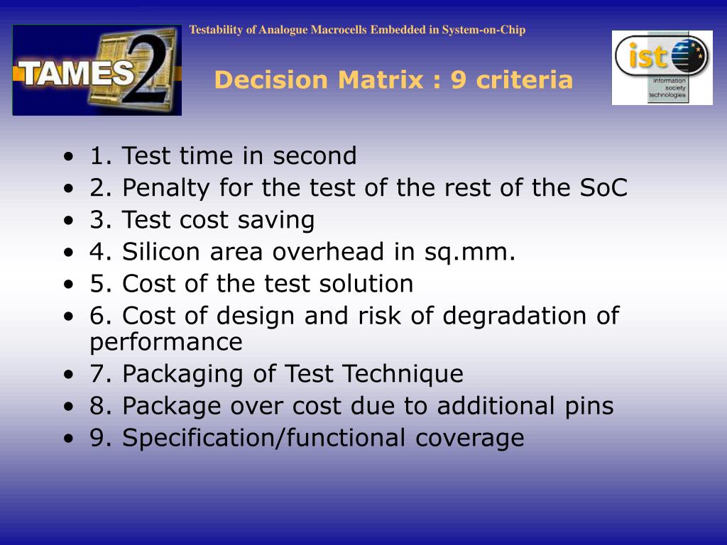 PPT - Workshop on the Testing of High Resolution Mixed Signal ... PPT - Workshop on the Testing of High Resolution Mixed Signal ...