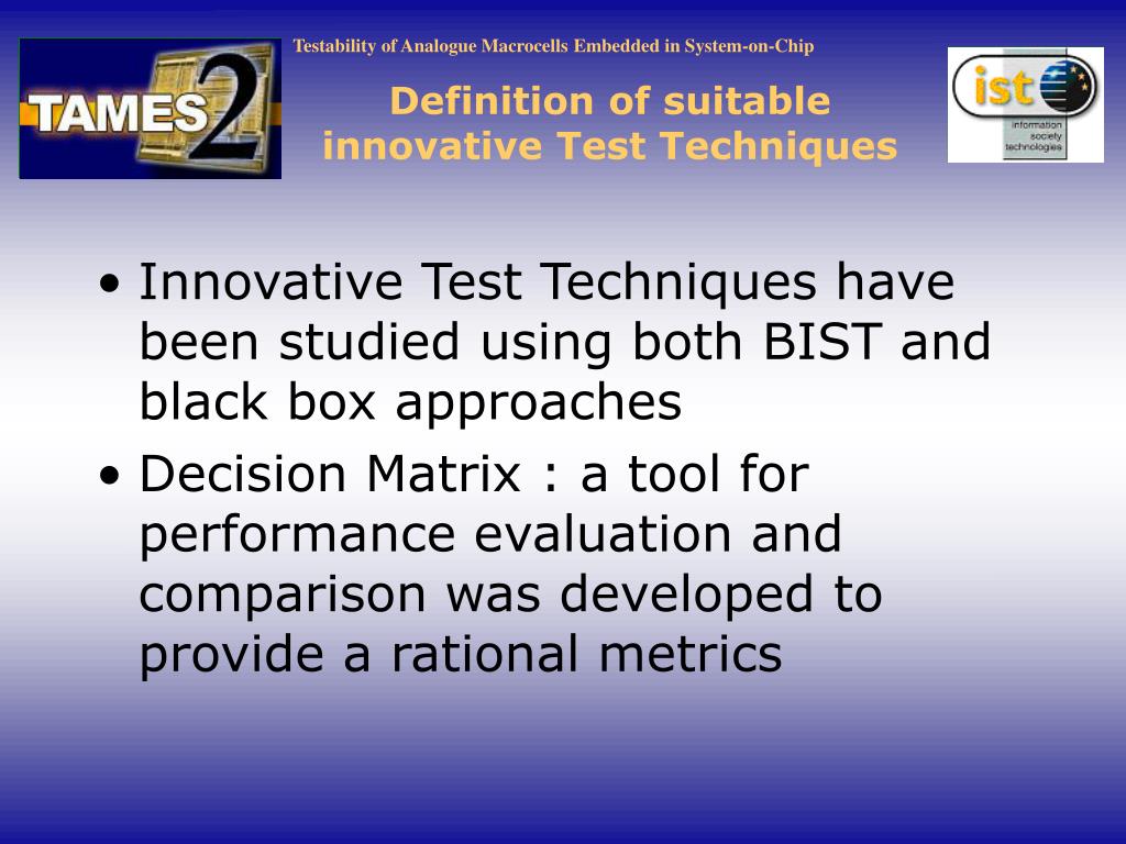 PPT - Workshop on the Testing of High Resolution Mixed Signal ... PPT - Workshop on the Testing of High Resolution Mixed Signal ...