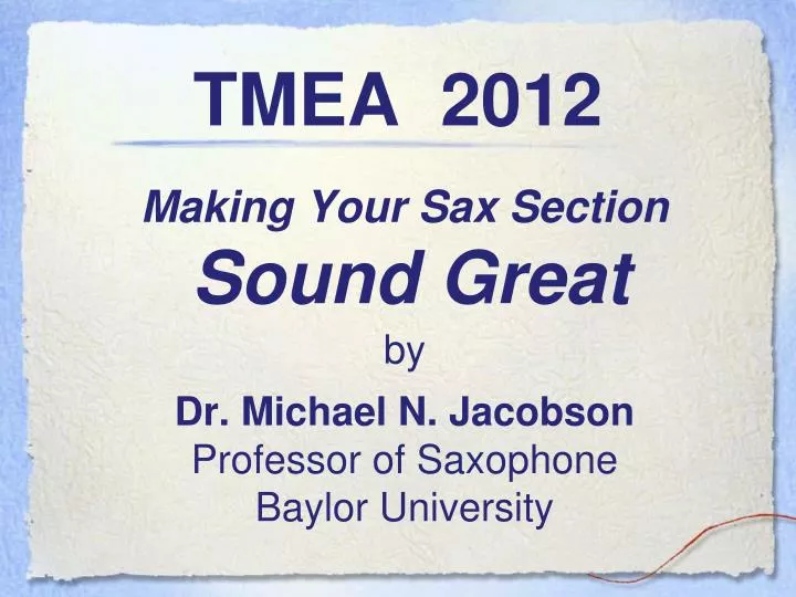 PPT - TMEA 2012 PowerPoint Presentation, free download - ID:5347462